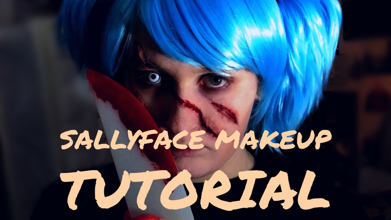 Sallyface Makeup Tutorial! Circuit Cosplays - YouTube