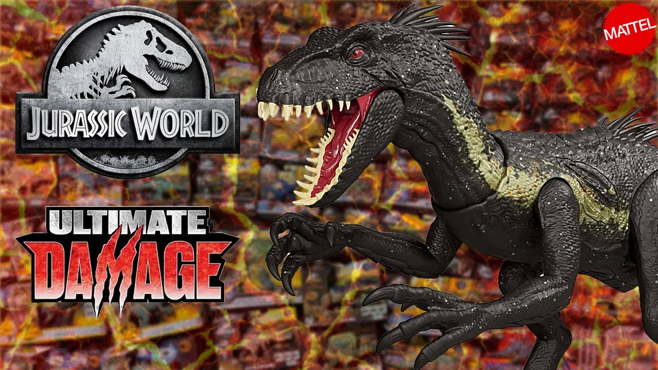 Jurassic World Ultimate Damage Indoraptor + Scan Code! - YouTube