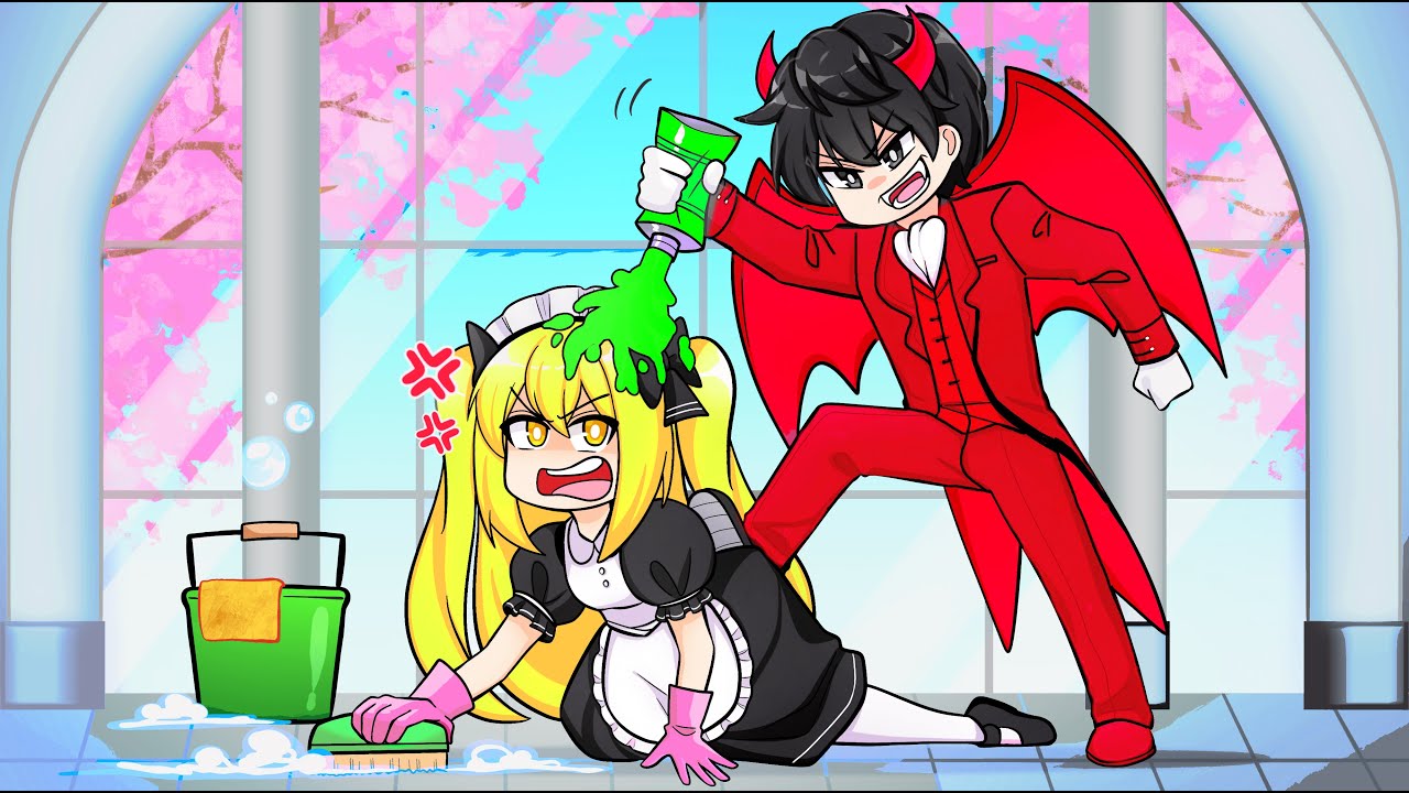 I Became the CUTE DEMONS Maid in Roblox Snapchat… - YouTube