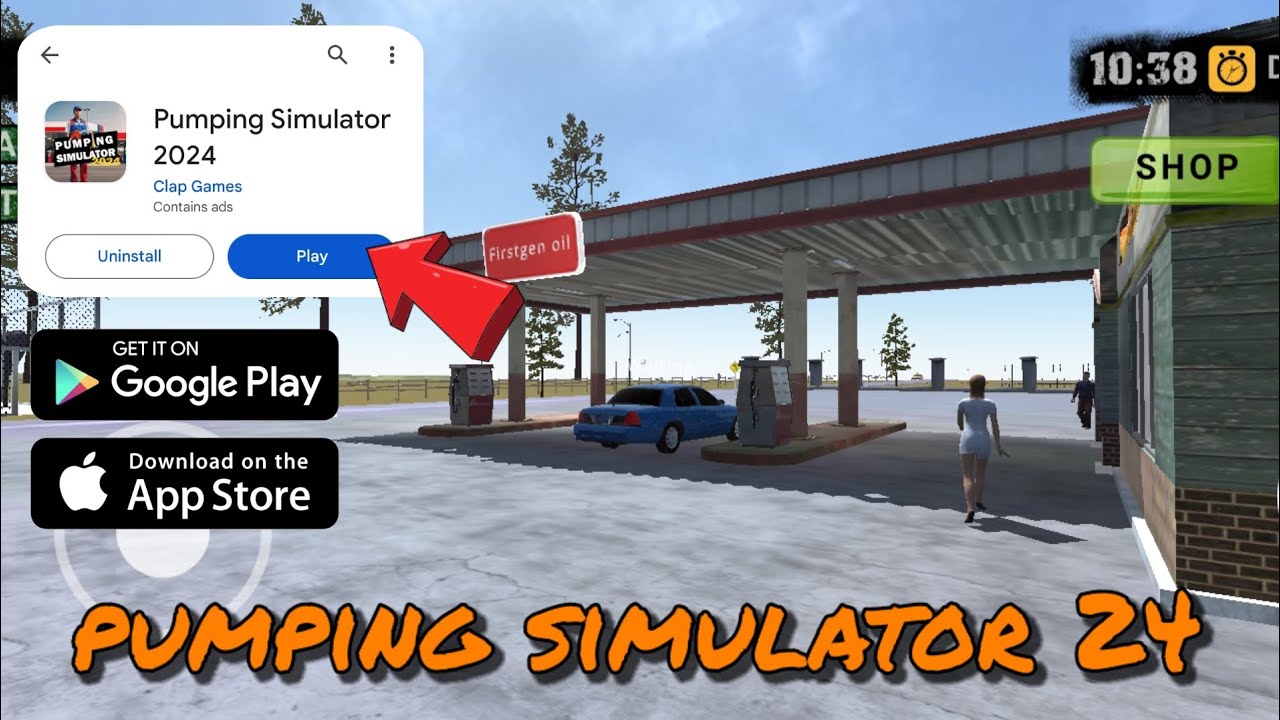 pumping simulator 2 android gameplay | pumping simulator 24 gameplay ...
