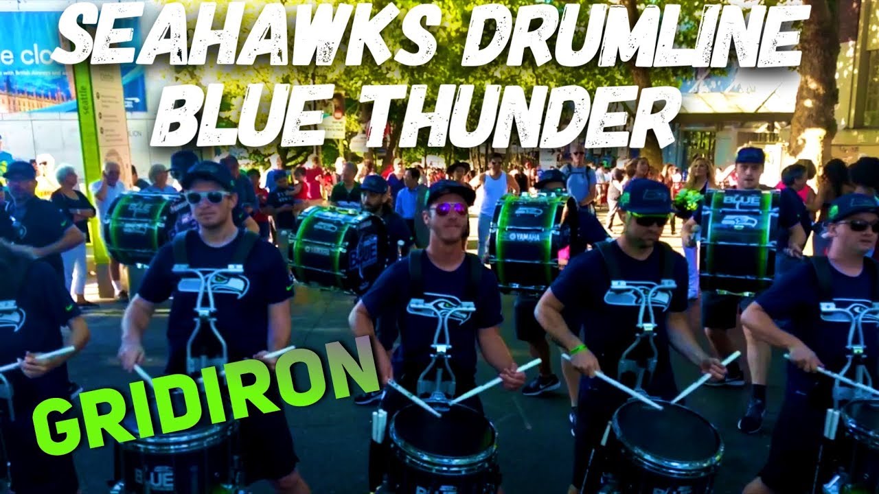 Seahawks Drumline Blue Thunder 2017 | Gridiron - YouTube