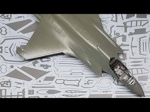 Tamiya F-35A Lighting II 1:48 Ram Decals Application in Realtime - YouTube