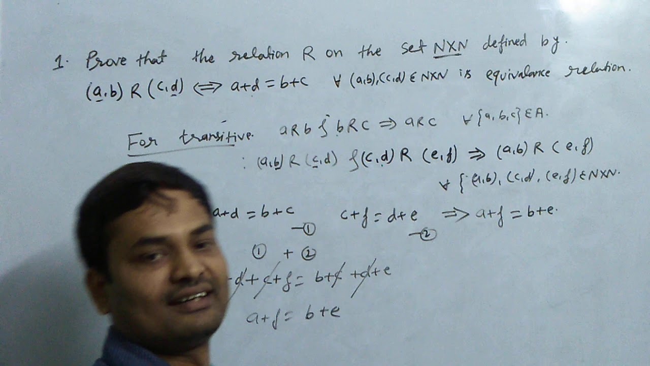 Misslineous question based on equivalence relation (ncert exercise 1.1 ...