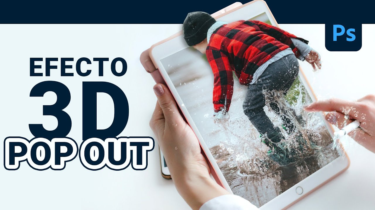 POP OUT 🔥 Sale de la Pantalla 🔥 Photoshop efecto 3D - YouTube