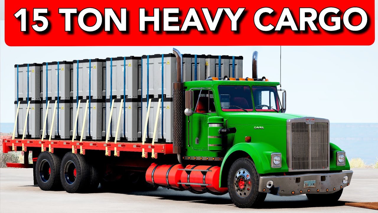 GAVRIL T-Serius 15 Ton Heavy Load | BeamNG Drive Cinematic - YouTube