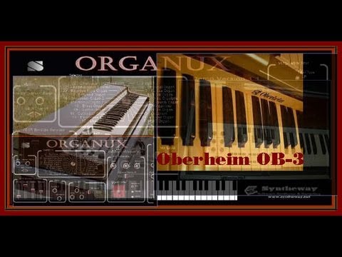 Organux Virtual Organs VST VST3 Audio Unit: Oberheim OB3 Organ EXS24 ...