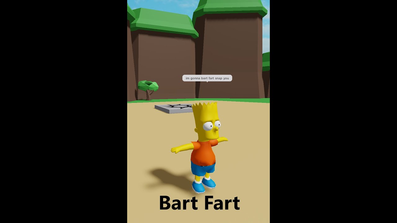 Roblox Script Showcase Bart Fart Snapped - YouTube