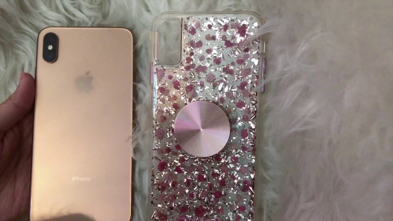 XS MAX Case-Mate Ditsy Petals Case, Popsocket (Twist Rose Gold), and ...