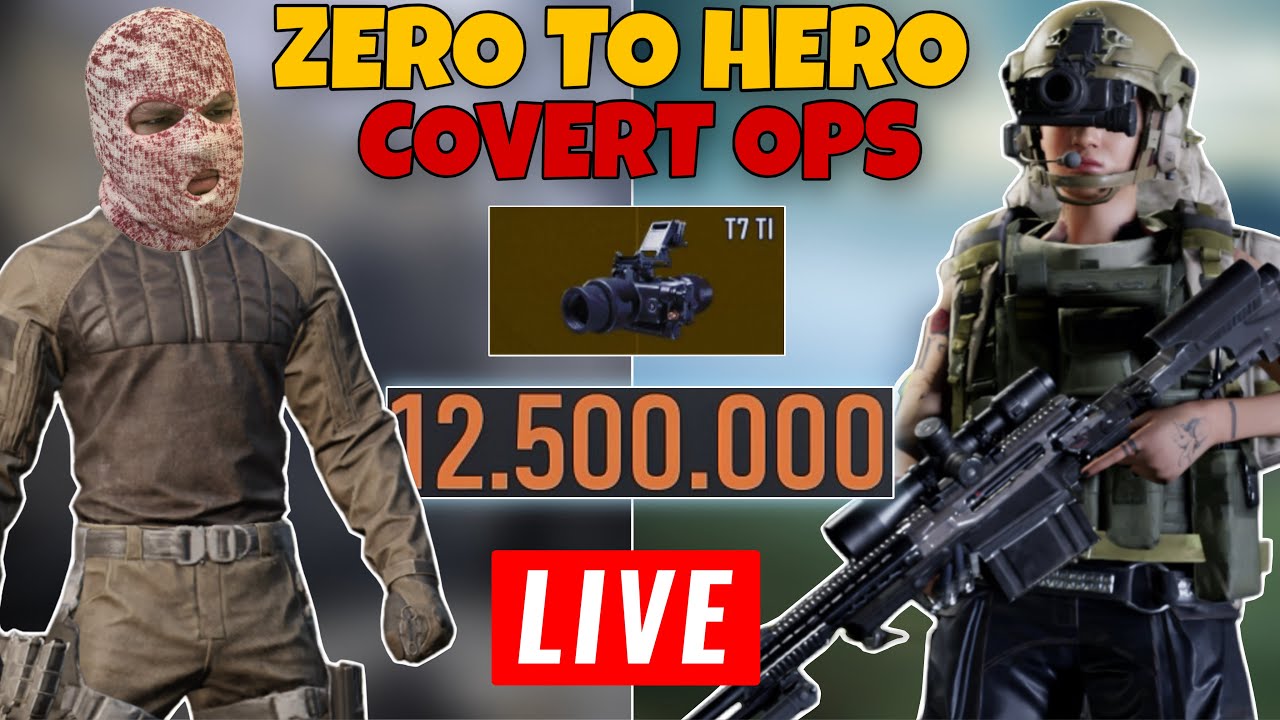 ZERO TO HERO AND COVERT OPS ON LOCKDOWN IN ARENA BREAKOUT - YouTube