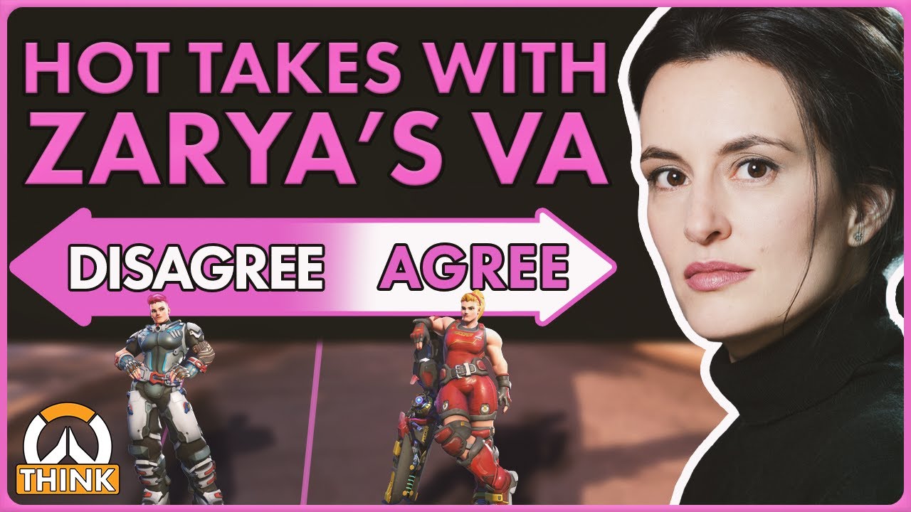 Zarya's VA asks HOT TAKES to Overwatch 2 Players - YouTube