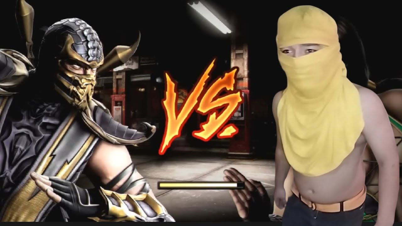 scorpion vs paquitaman🤣😂// mortal combat// somulacion de conbate🤣🤣 ...