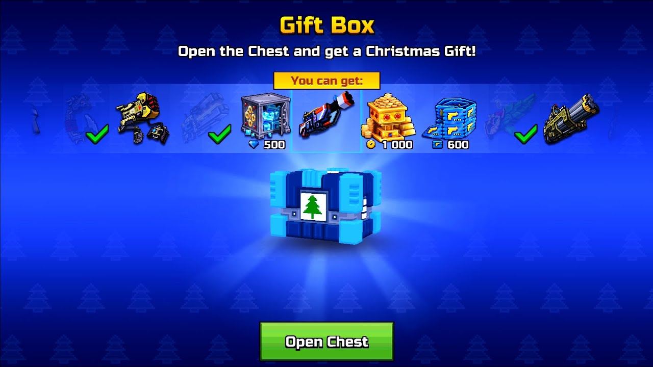 Pixel Gun 3D - Gift Box Open - YouTube