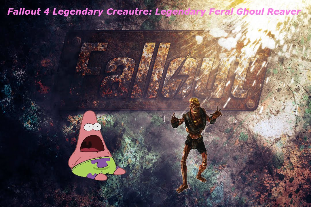 Fallout 4 Legendary Creature Guide: Legendary Feral Ghoul Reaver - YouTube