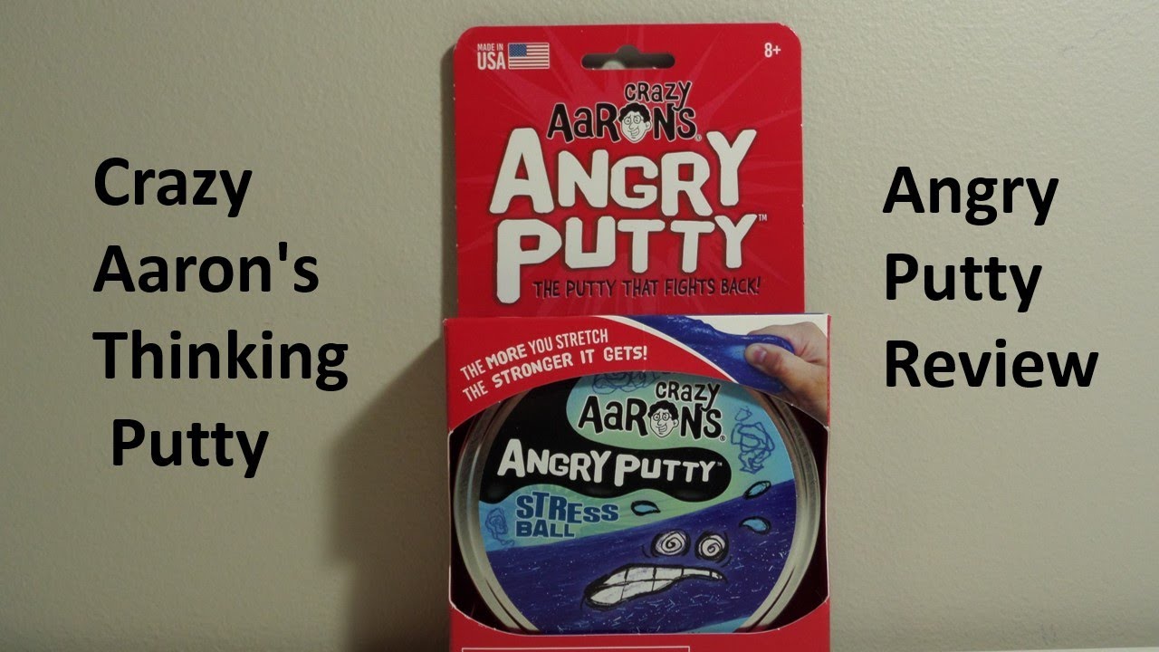 Crazy Aaron's Thinking Putty - Angry Putty Review - YouTube