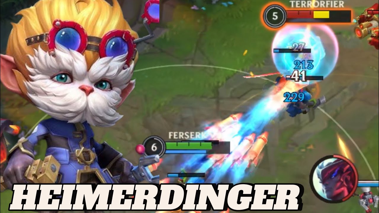 Heimerdinger el terror del equipo enemigo(items y runas) Wild Rift ...