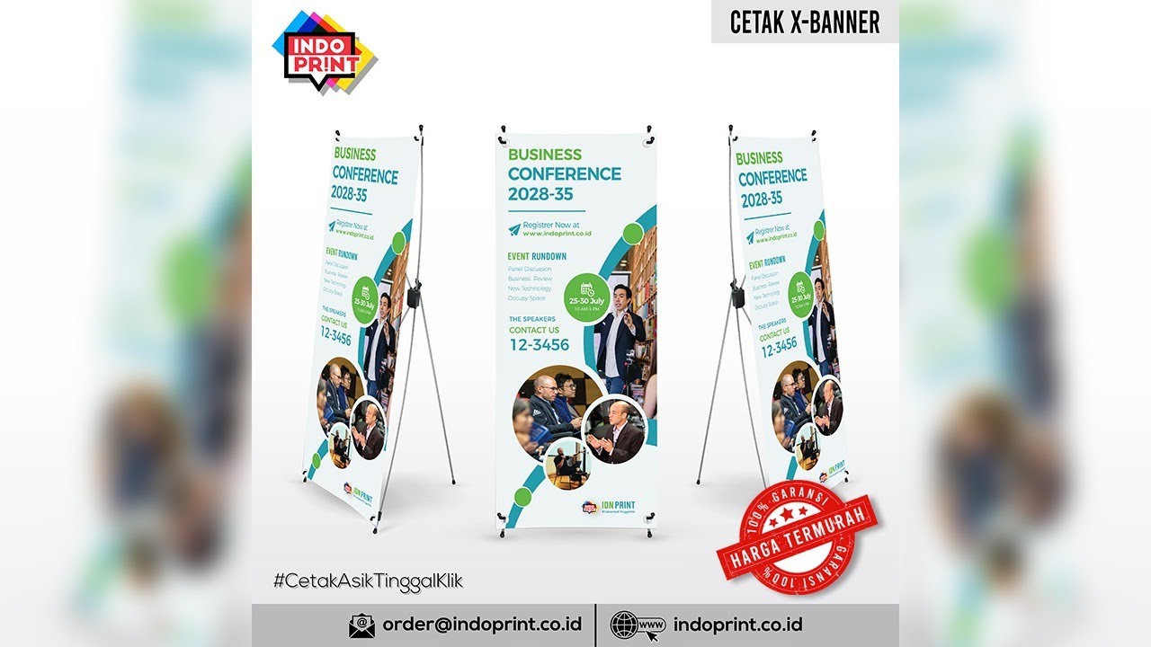 IDN PRINT - Cetak Murah X Banner 160 x 60 cm | Flexi / PVC - YouTube