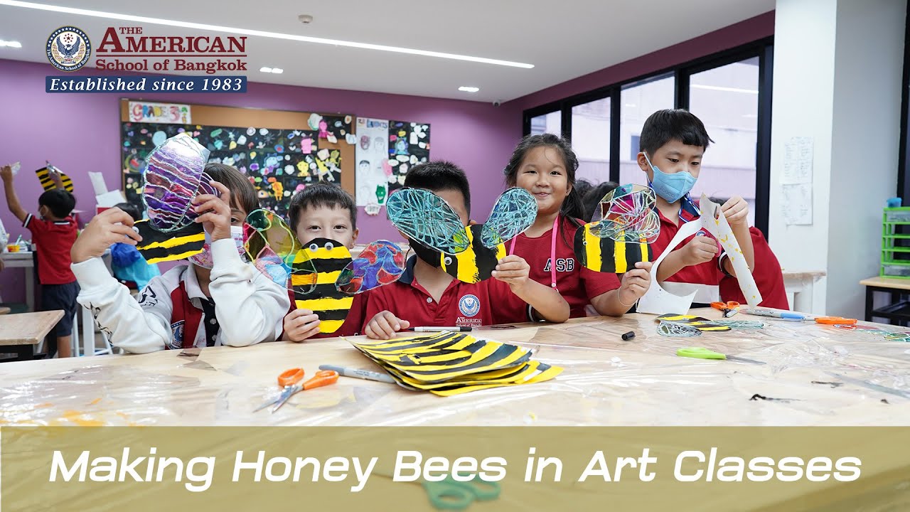 Making Honey Bees in Art Classes - YouTube