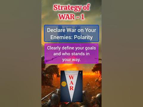 Strategy of War -1) Declare War on Your Enemies: Polarity - Explanation: Clearly define your ...