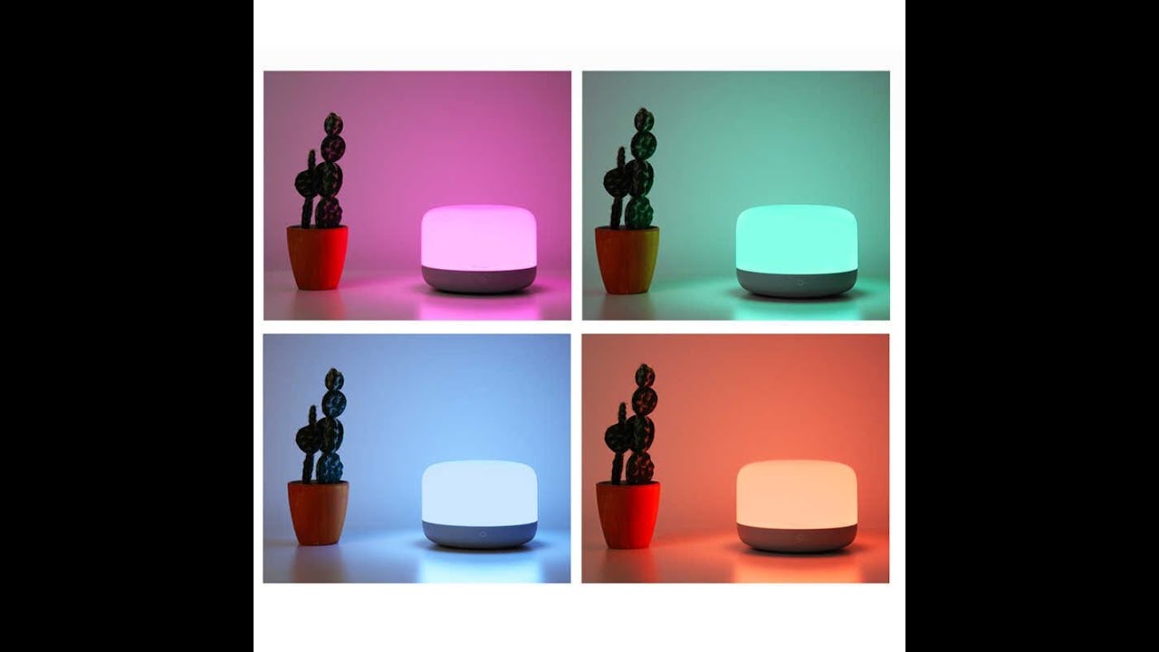 Review Đèn bàn Yeelight LED Bedside Lamp D2 RGB - YouTube