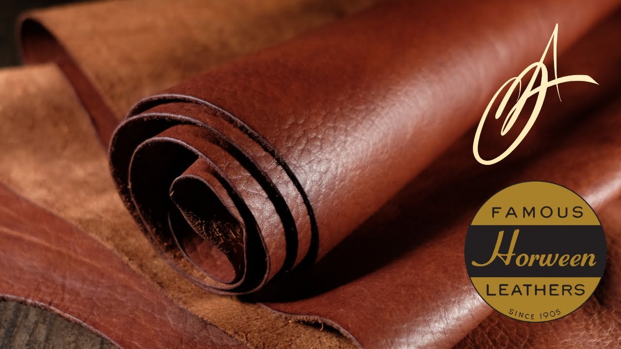 Horween Leather - Bison Apache Brown 4-4.5oz - YouTube
