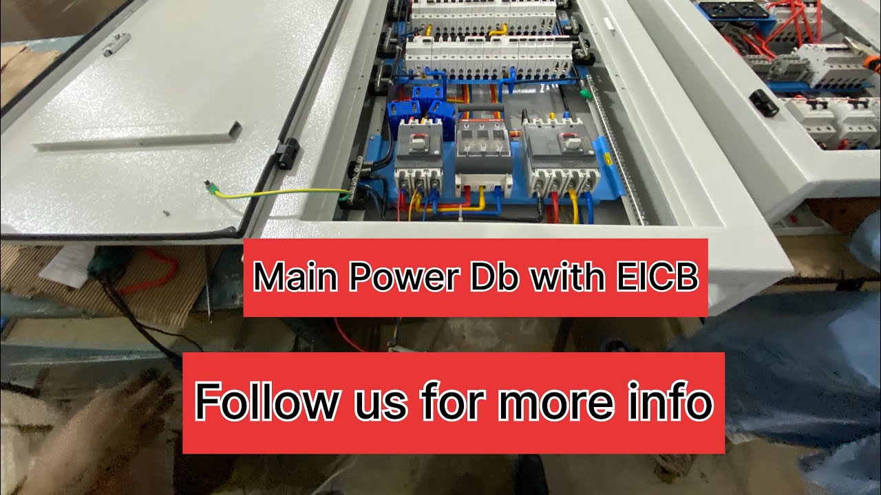 Main Db With ELCB for details contact us on 03024023833 - YouTube