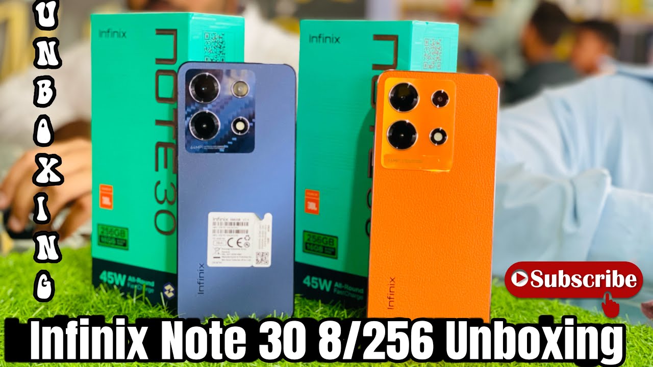 Infinix Note 30 8/256 Unboxing | Infinix Note 30 Detailed Review | G99 ...