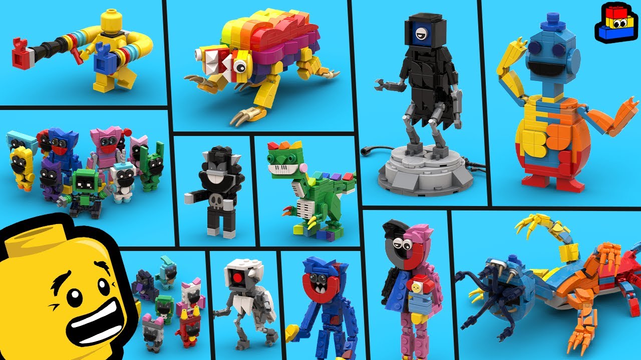 LEGO Poppy Playtime 4: Building Minifigures of Every Character - YouTube