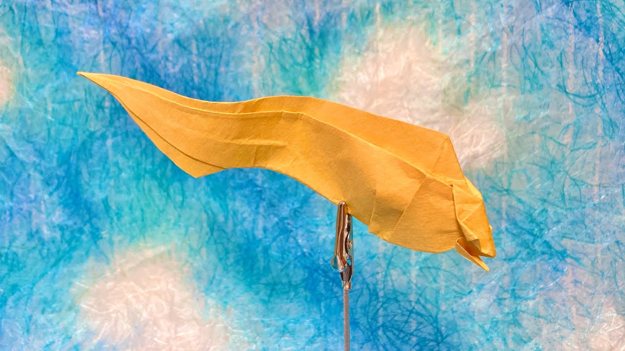 【Origami】Moray eel How to fold 【折り紙】ウツボの折り方 - YouTube