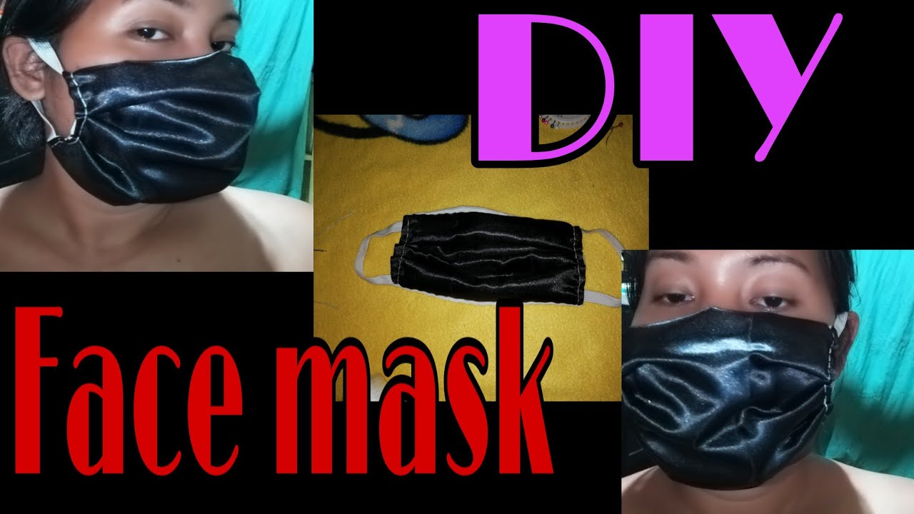 DIY WASHABLE FACE MASK HOW TO MAKE CLOTH FACE MASK/by restie mix vlog ...