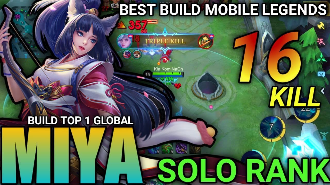 Miya Best Build Mobile Legends | Build Top 1 Global - MLBB - YouTube