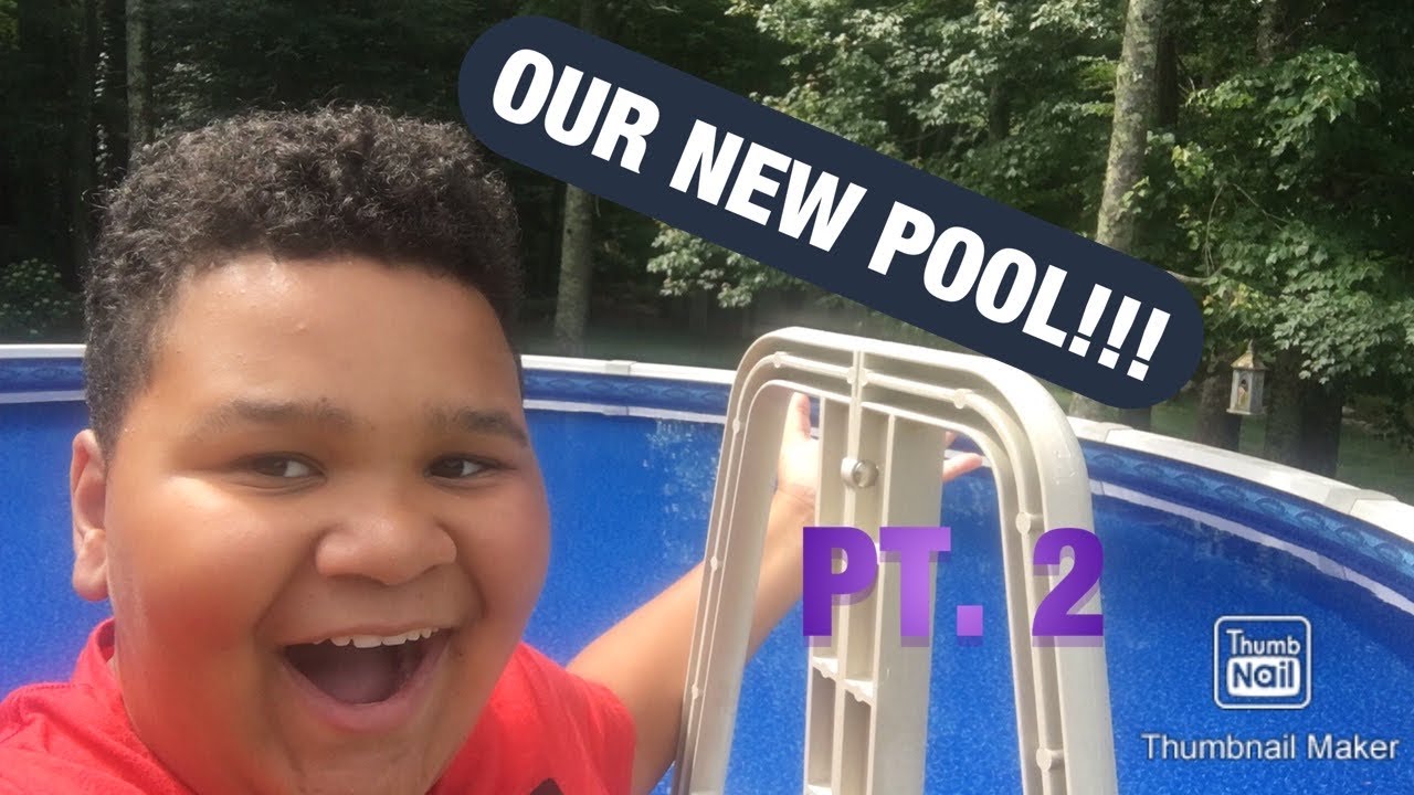 OUR NEW POOL!!! PT. 2 - YouTube