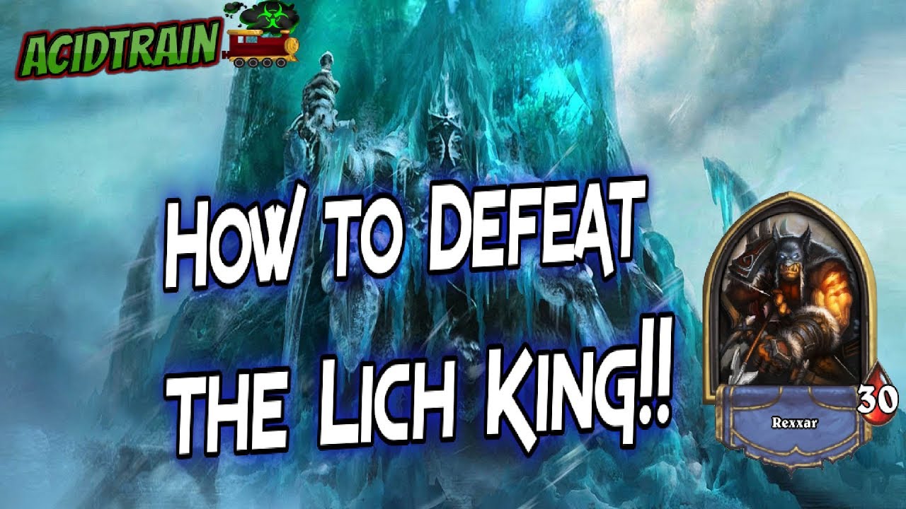 Hearthstone: How to Defeat the Lich King (Hunter Deck) - YouTube