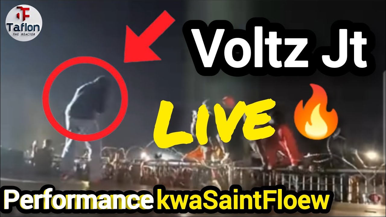 Voltz Jt Performance at Saintfloew album launch 🔥 - YouTube