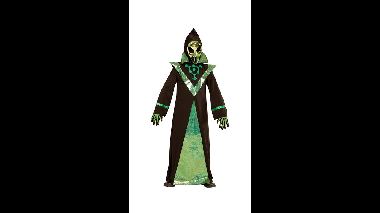 0398 - "ALIEN" (tunic, hooded mask) - YouTube