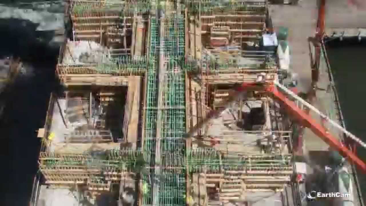 Time Lapse Bridge Construction CT - 2010-2015 - Q-Bridge - YouTube