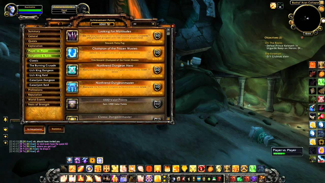 World of Warcraft Cataclysm - "Secret" Quest inside the Maw of The Void ...