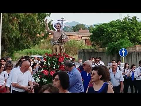 FONDACHELLO VALDINA Processione San Giovanni Battista 24 06 2024 - YouTube