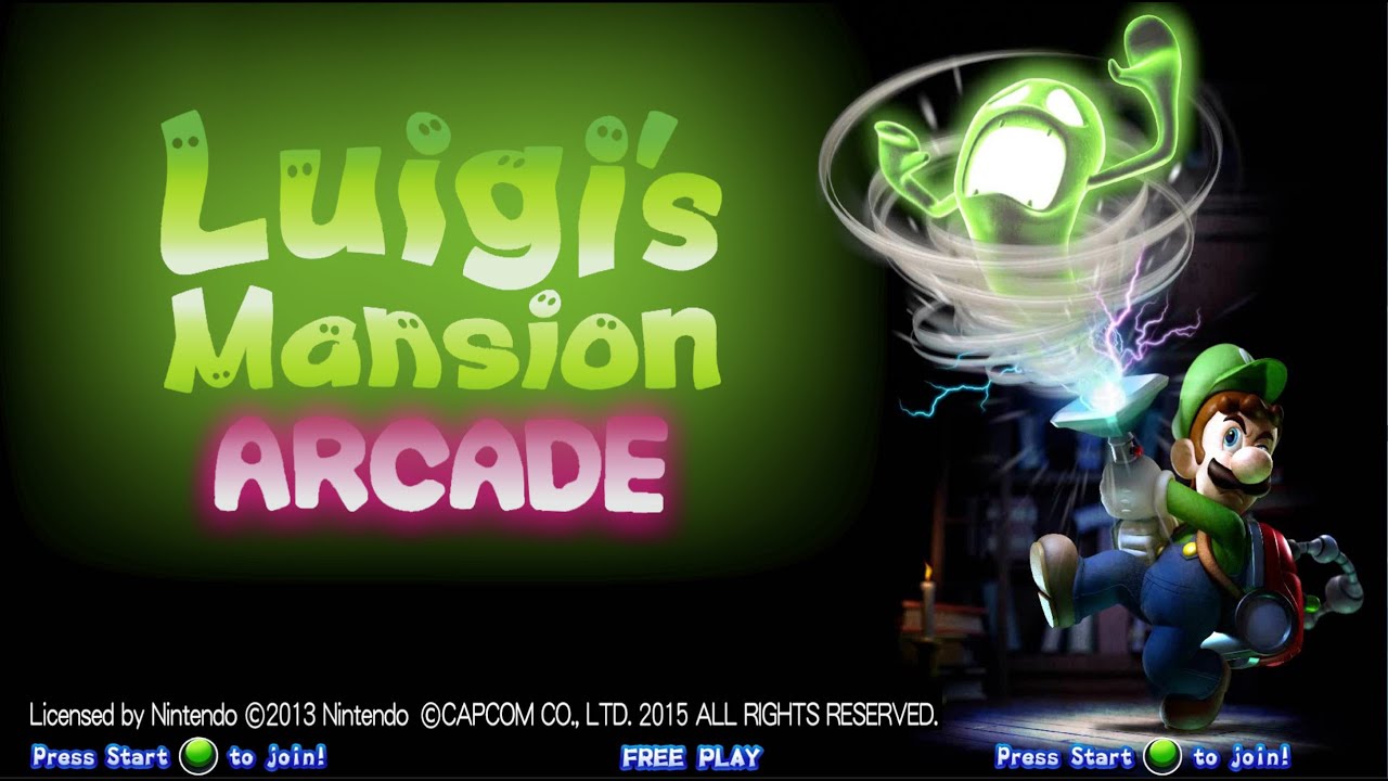 Luigi's Mansion Arcade (Capcom Arcade PC Teknoparrot ) - YouTube