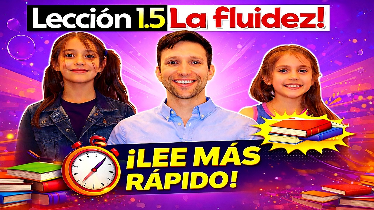 Enseñar a leer rápido y con fluidez lectora - Lección 1.5 (2020) - YouTube