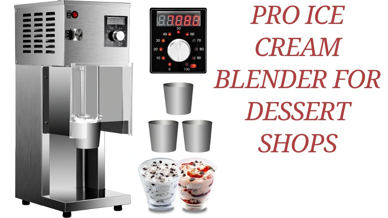 Pro Ice Cream Blender for Dessert Shops – Game Changer! - YouTube