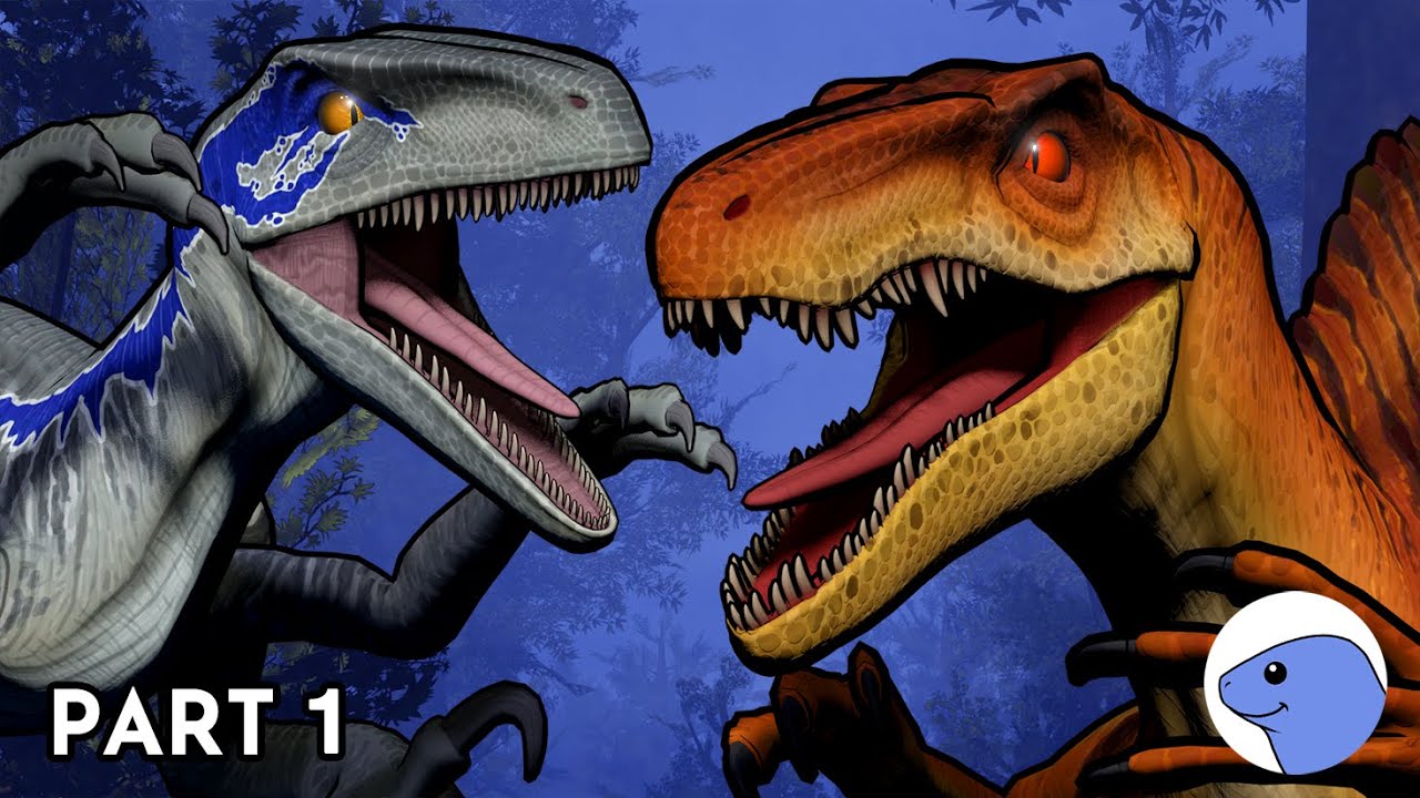 Blue vs Spinoraptor | Animation (Part 1) - YouTube