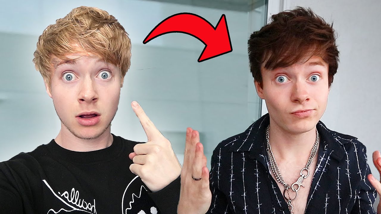 I Dyed My Hair and Switched Lives w/ COLBY for a Day! | Sam Golbach ...