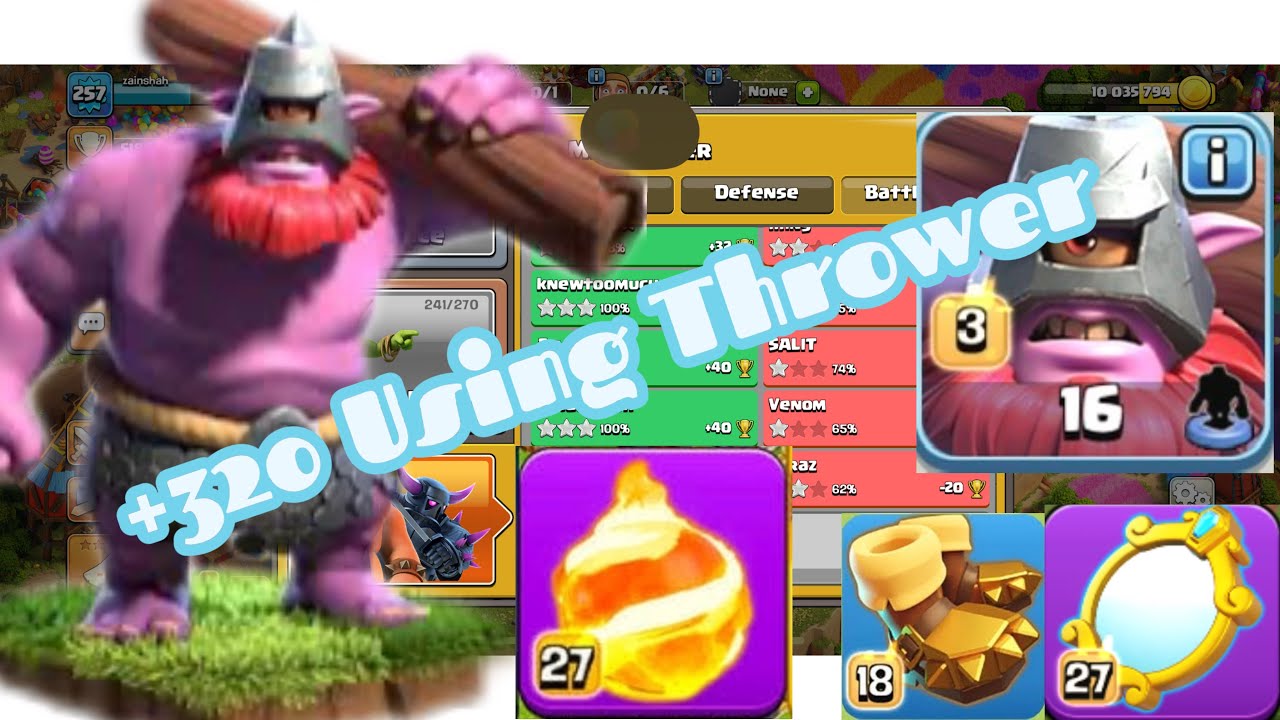 +320 Thrower Fireball Healer Army Insanely Strong - YouTube