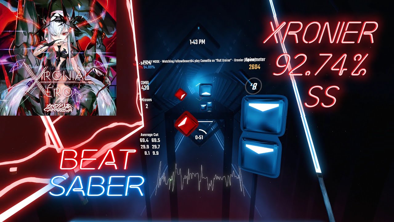 Beat Saber | Camellia - Xronièr | [92.74% 11.13★] - YouTube