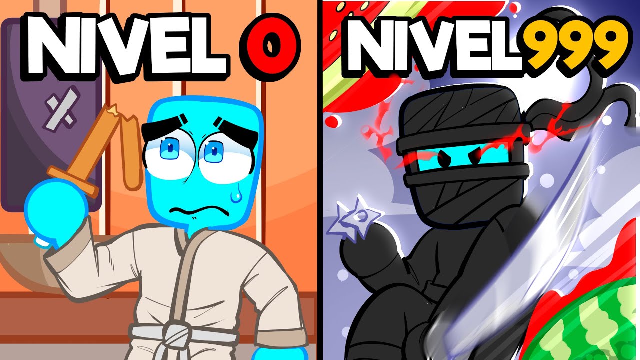 🟨Fui de Ninja NOOBÃO, até Ninja Pro em 1 Vídeo - YouTube