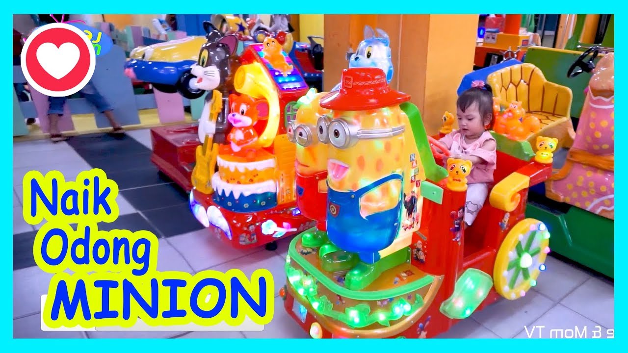 Mainan Anak Fun Station Playground 💙 Odong odong Minion Warna Warni ...