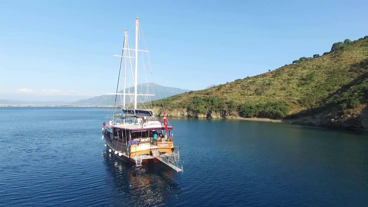 Fethiye Sailing 12 Islands Boat Trips Kardesler Boats - YouTube