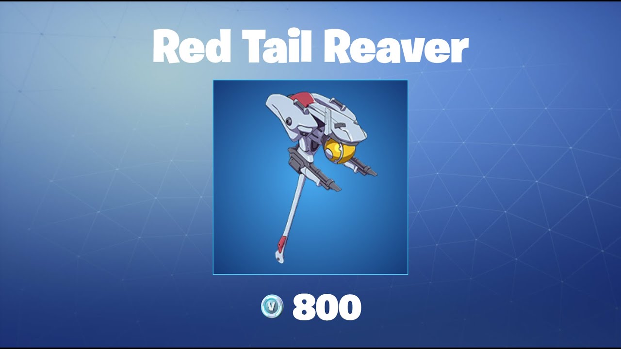 Red Tail Reaver | Fortnite Pickaxe - YouTube