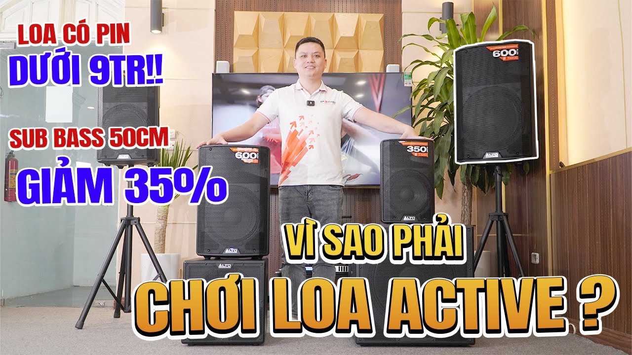 Vì sao phải chơi loa Active ? Mở bán loa karaoke active ALTO TX4 cực ...