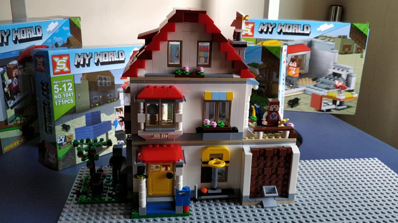 lego compatible building bricks My World - YouTube